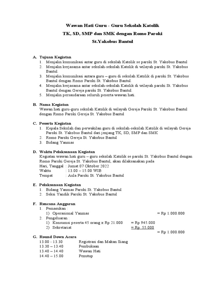 Wawan Hati - Yandik 2022 | PDF