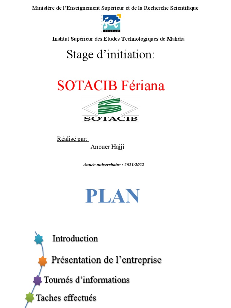 Rapport de Stage 1 | PDF