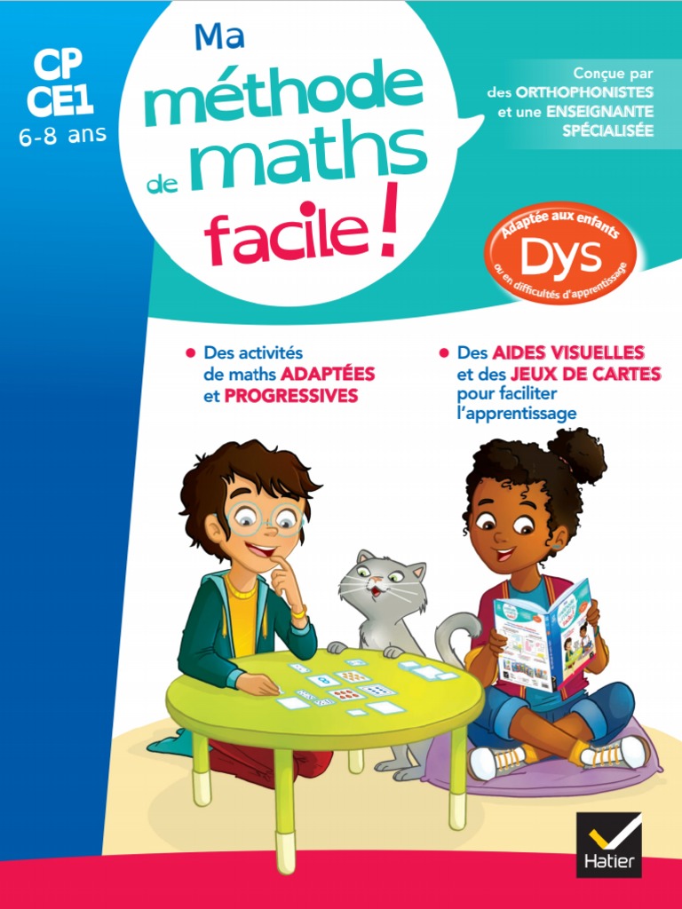 HATIER - Ma M 233 Thode de Maths Facile Dys - CP CE1 | PDF