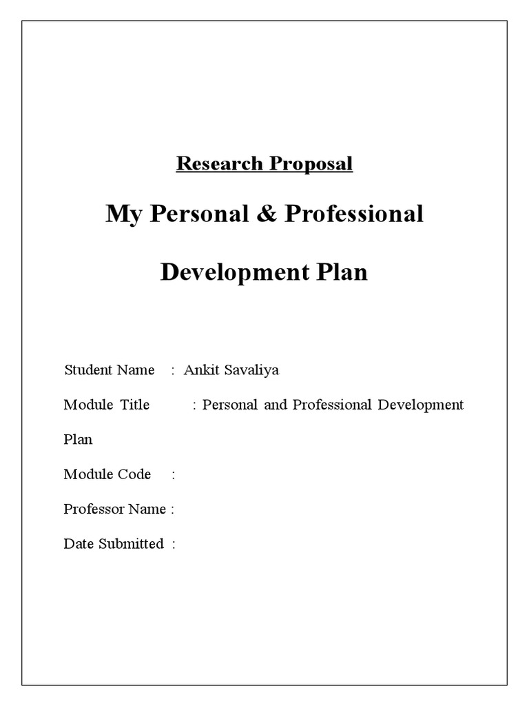 CPPD - Ankit | PDF | Goal | Learning Styles