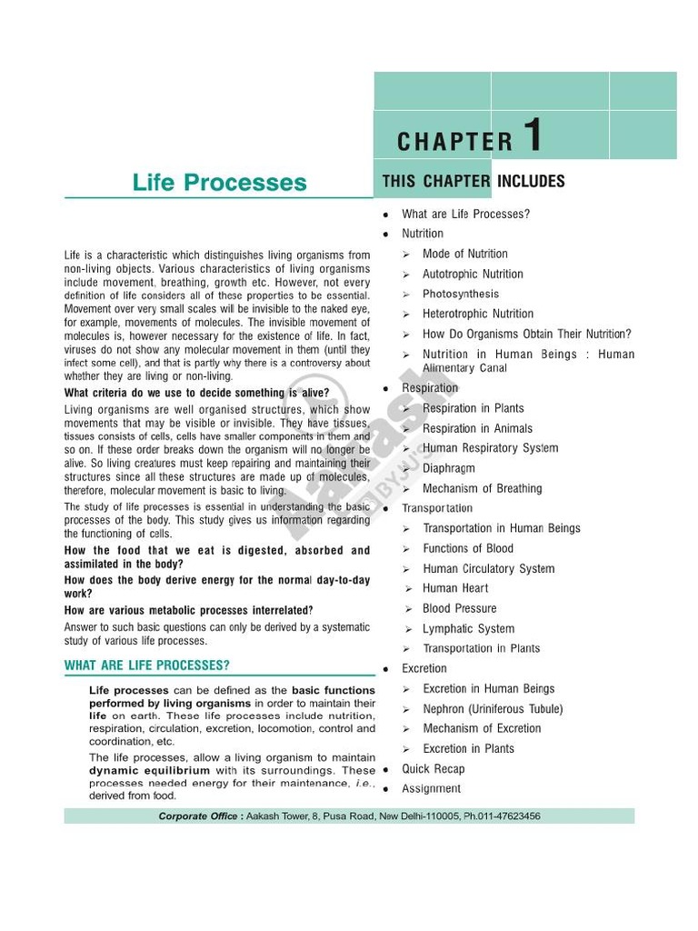 Bio CH 1 PDF | PDF