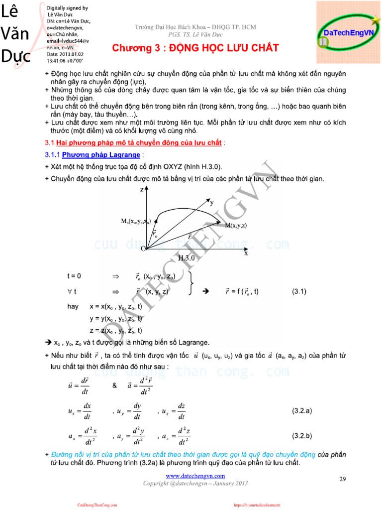 Co Luu Chat - Le Van Duc - clctt3 | PDF