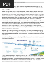 Water Supply System in the Philippines | PDF | Dam | Hydroelectricity