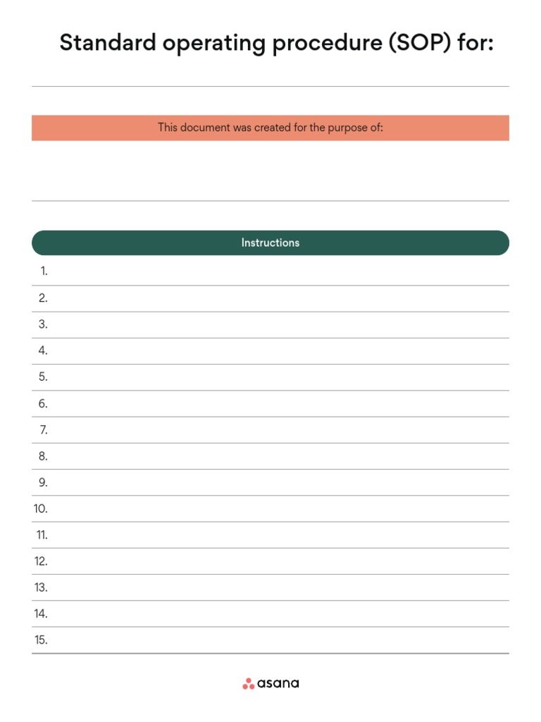 Sop Template | PDF