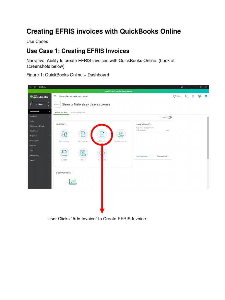 Connecting QuickBooks Online and EFRIS: Streamlining Invoice and ...