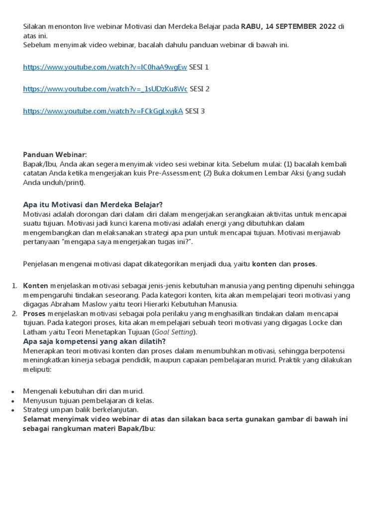 Motivasi Dan Merdeka Belajar - Seri Semangat Guru 2 | PDF | Karier ...