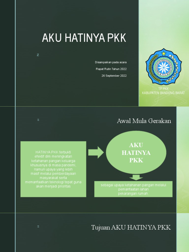 Pokja Iii Lomba Aku Hatinya PKK | PDF
