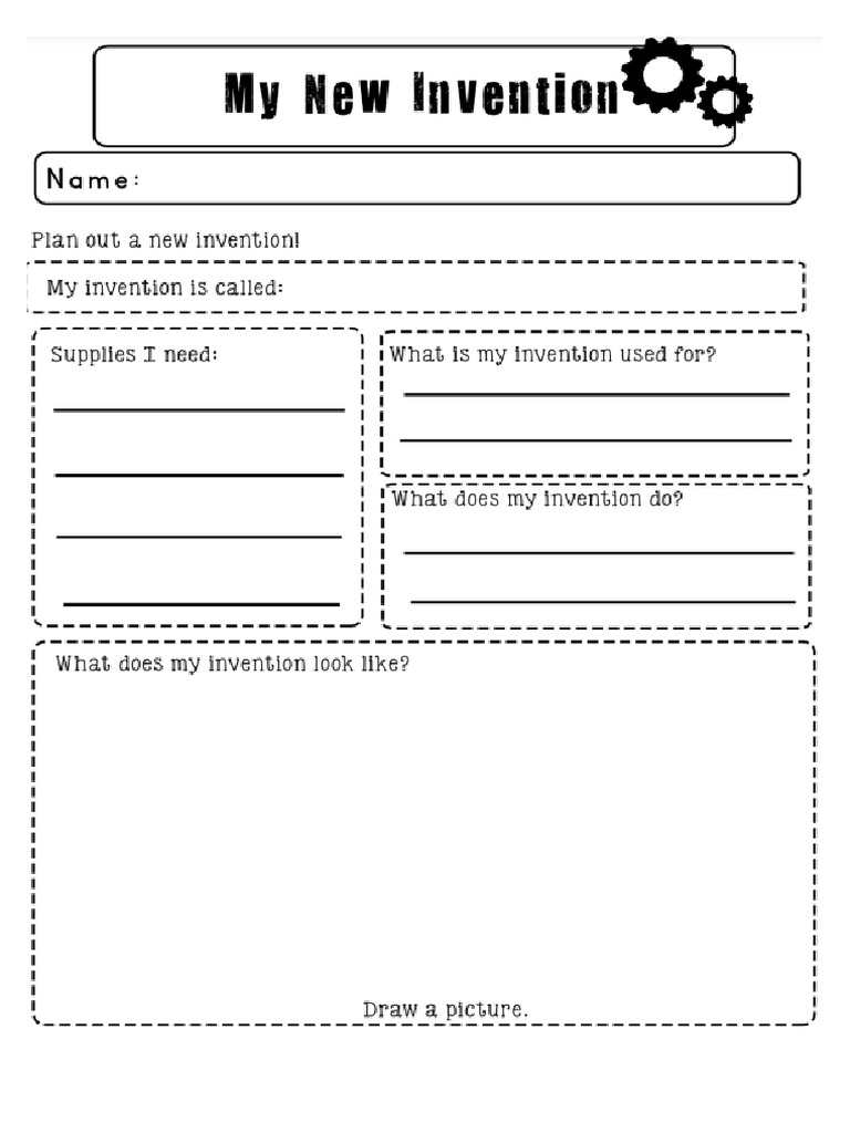Activity 4 - My New Invention | PDF