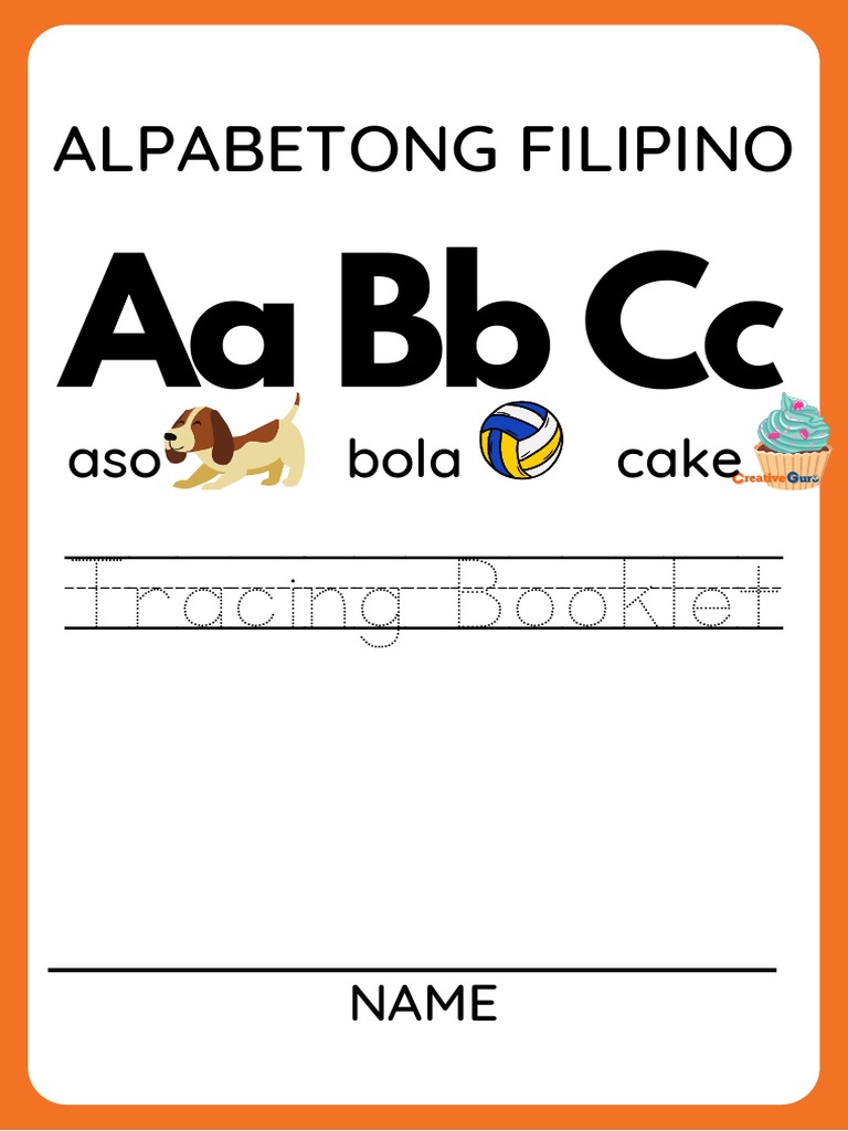 Filipino Alphabet Tracing Booklet | PDF