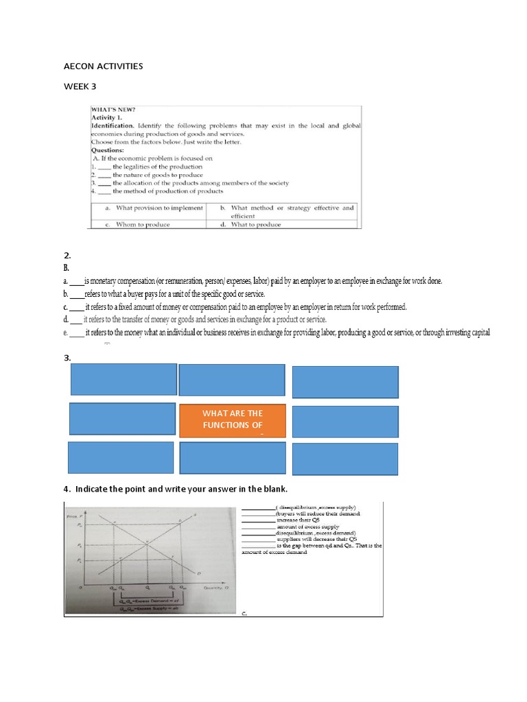 Aecon Activities Week 3 | PDF