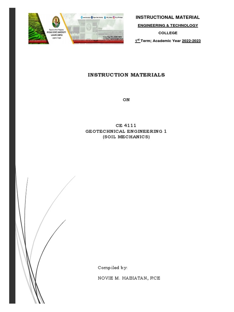 Chapter 4 Soil Compaction 1 Pdf Materials Earth Sciences