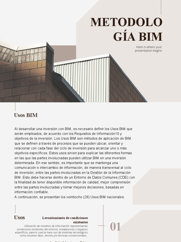 Bim Usos | Descargar gratis PDF | Diseño | Planificación