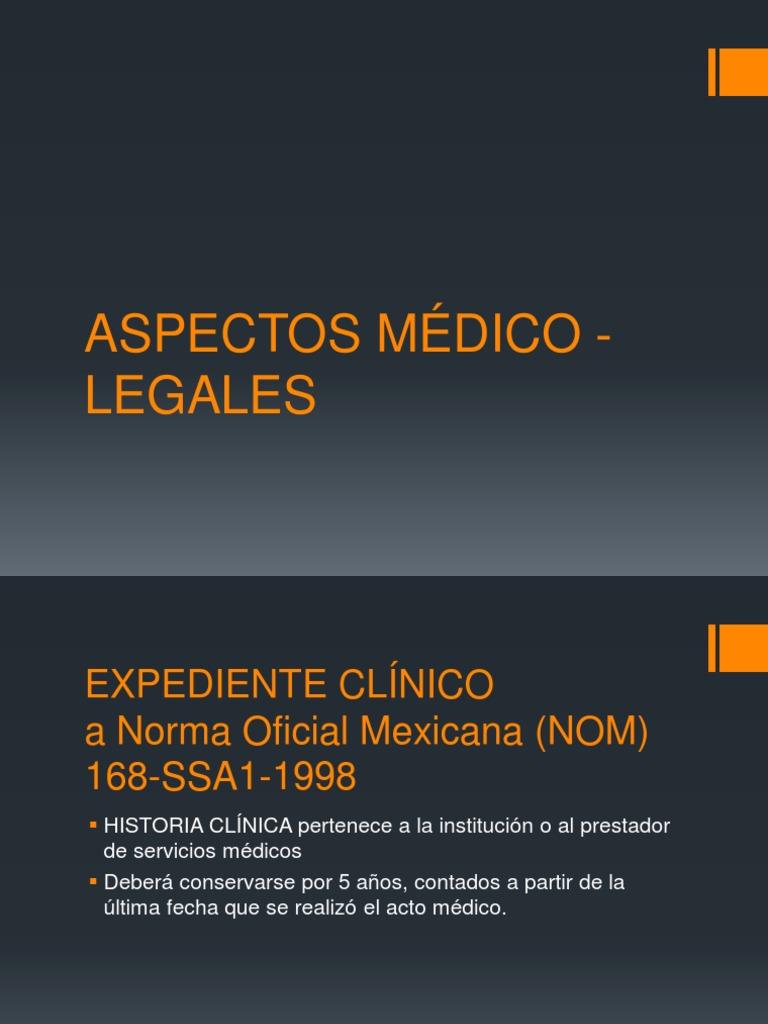 Aspectos Médico - Legales | PDF | Diagnostico medico | Odontología