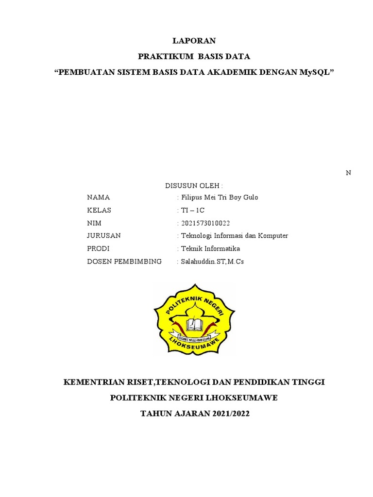 Laporan Basis Data | PDF