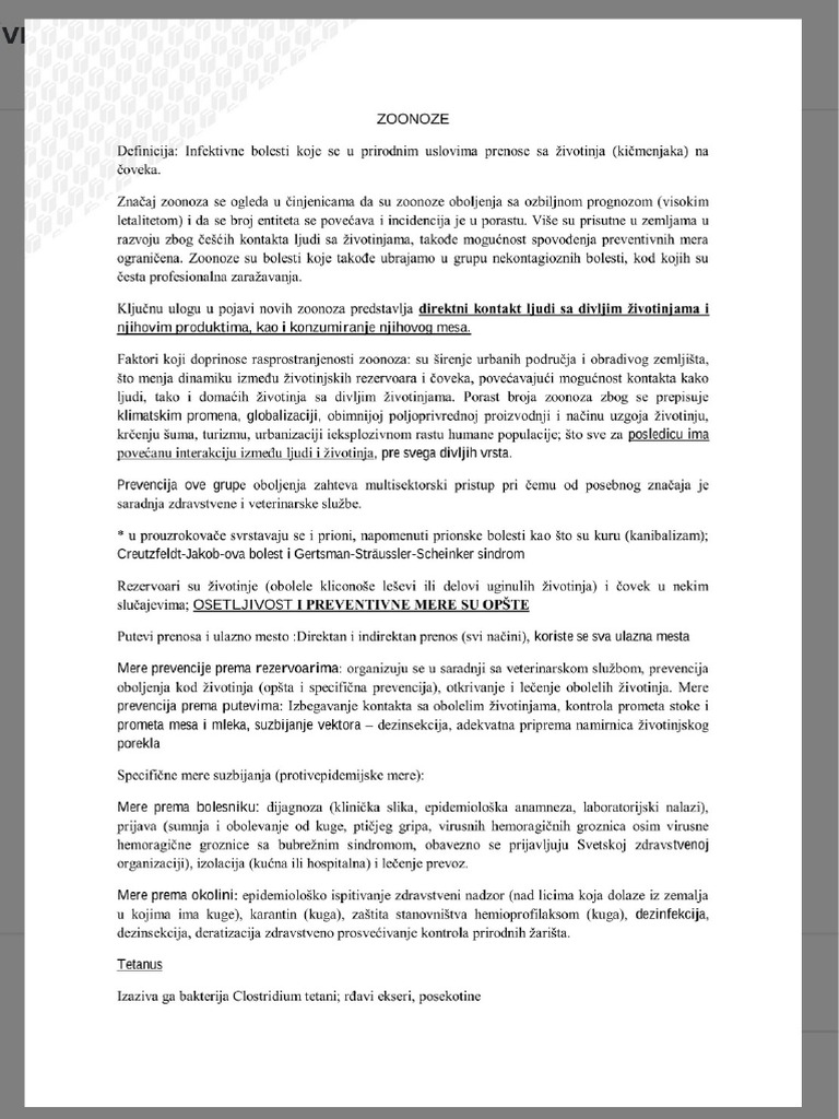 Epidemiologija Infektivnih Bolesti | PDF