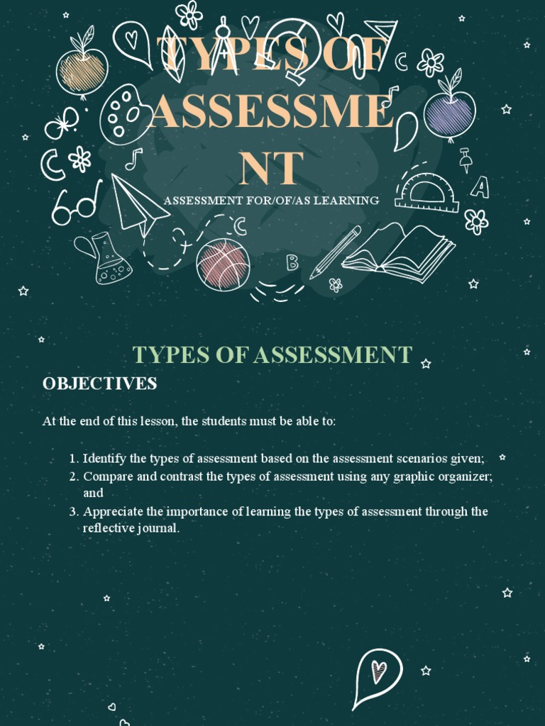 Types of Assessment | PDF | Educational Assessment | Teaching