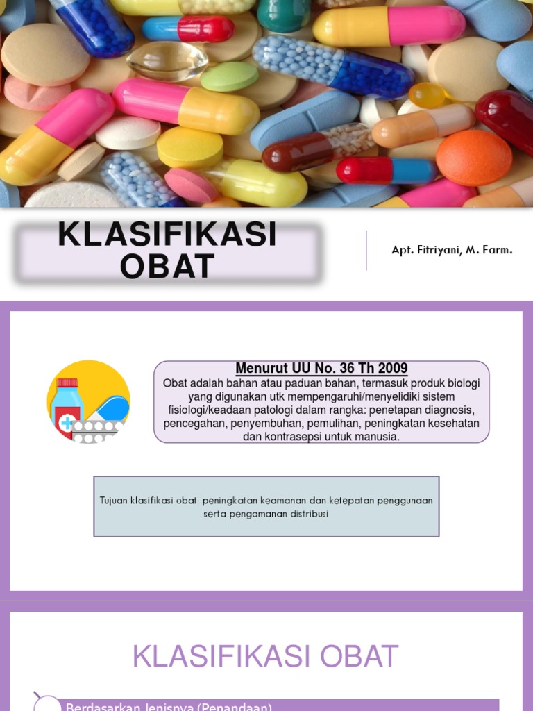 Klasifikasi Obat | PDF