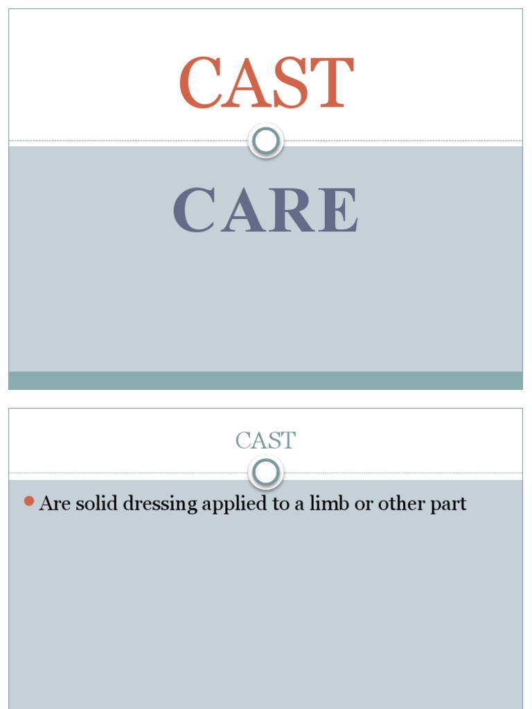 Cast Care: A Comprehensive Guide on the Types, Functions, Application ...