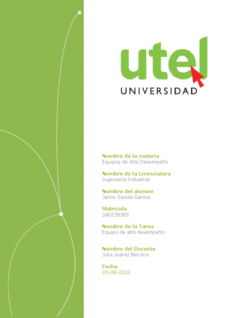 Equipos de Alto Desampeño Sem. 4 Jaime Socola | PDF | Business ...