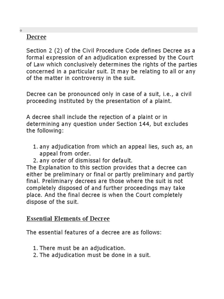 Dcree | PDF | Decree | Lawsuit