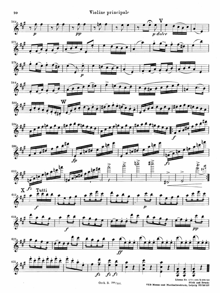 Schubert Franz Peter Rondo Majeur Violin Solo 10 | PDF