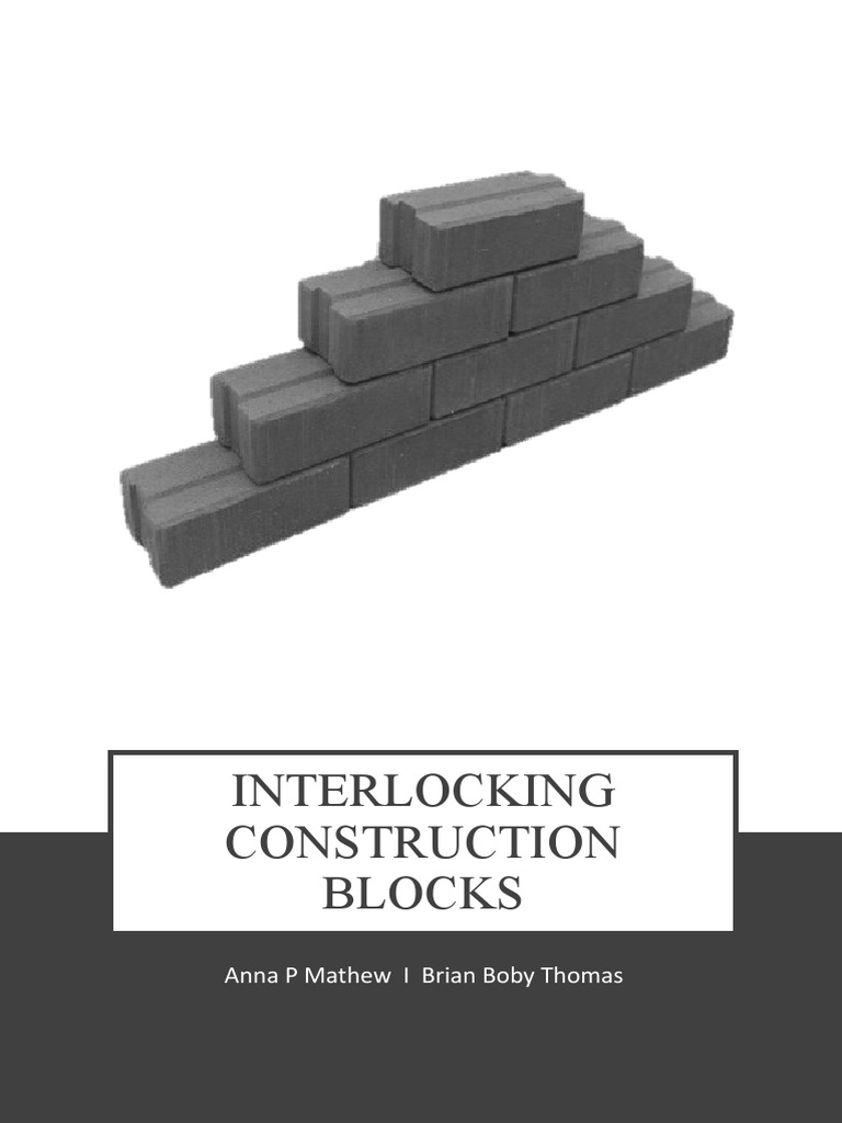 Interlocking Bricks | PDF | Masonry | Mortar (Masonry)