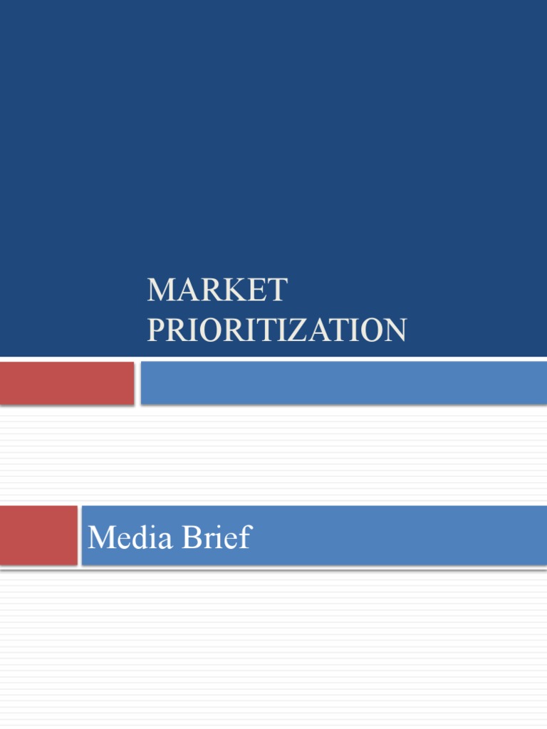 Market Prioritization | PDF | Economies | Microeconomics