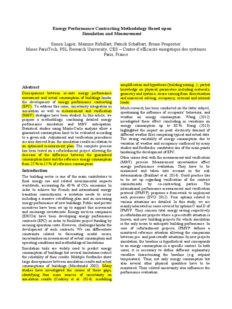 A Methodology for Integrating Uncertainty Analysis and Measurement Planning into Energy ...