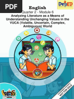 English 9 Q2 Module 1 | PDF | Learning | Thought