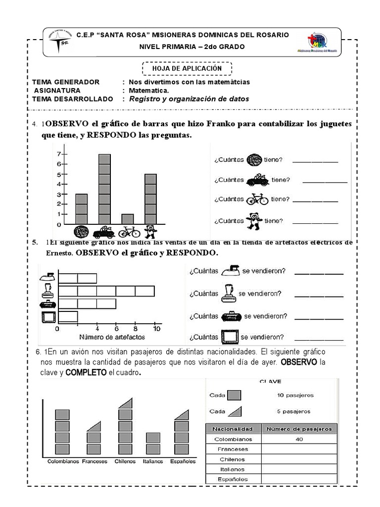Ficha de Organizacion de Datos | PDF