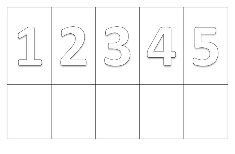 Números Hasta El 5 | PDF