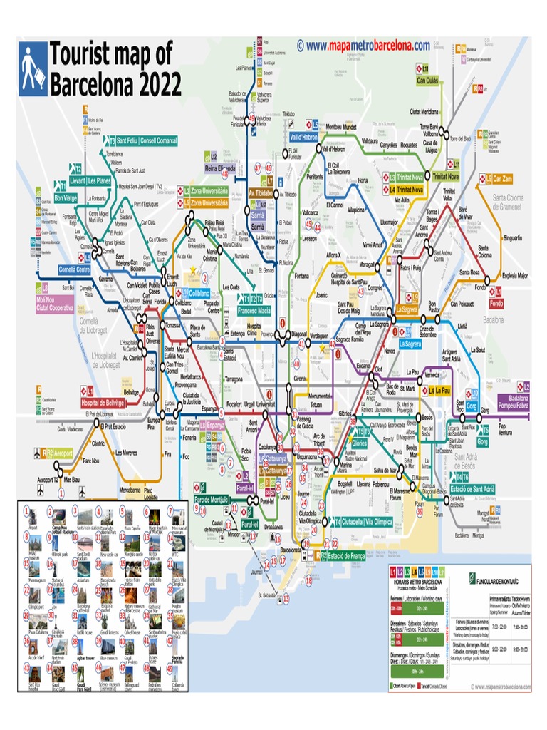 tourist-map-of-barcelona-2022 | PDF