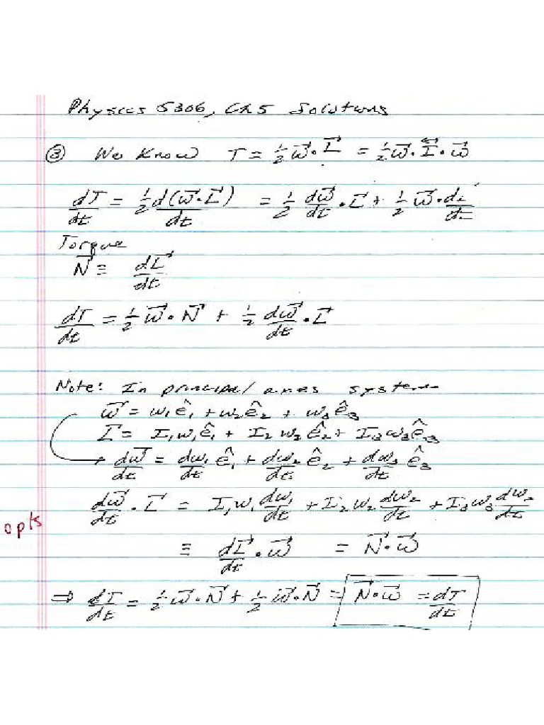 Solution of Goldstein Classical Mechanics Chep 5 | PDF