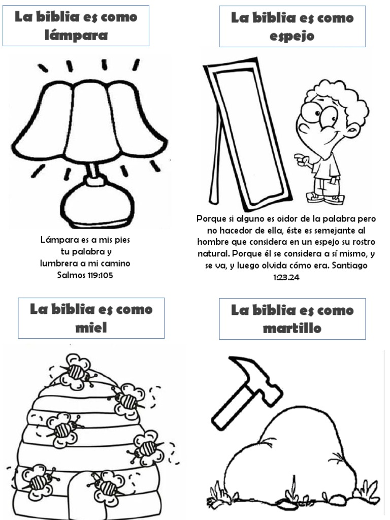 Dibujos De La Biblia Es Como Pdf Religión Y Espiritualidad