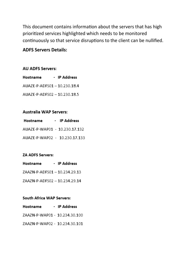 Services Monitoring in ADFS and AAD Connect | PDF | Computers