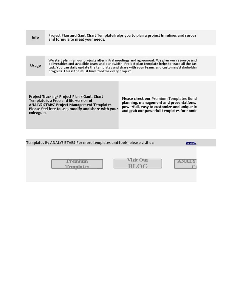 Project Planning Template 26 | Pdf | Computing | Software