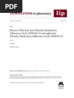Morisky Medication Adherence | PDF | Medicine | Clinical Medicine