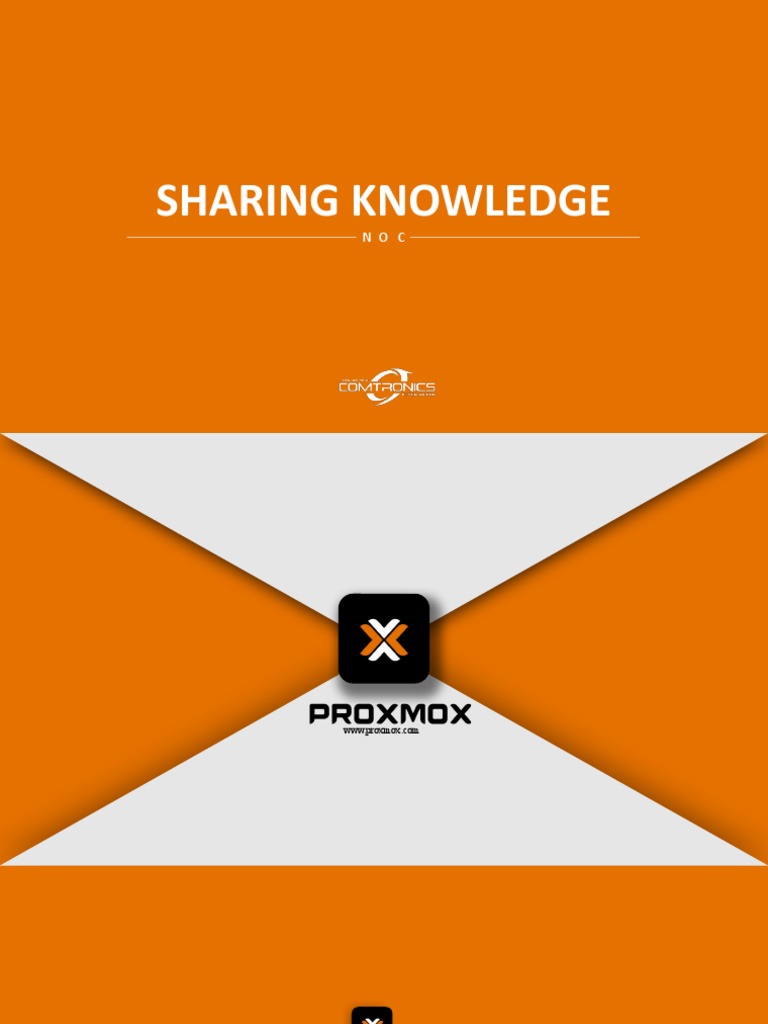 Sharing Knowledge - Proxmox | PDF