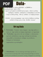 Ano Ang Dula | PDF