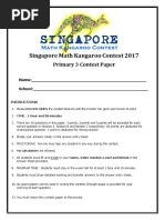 Math Kangaroo Practice Problems (Grades 1-8) | PDF | Geometry ...