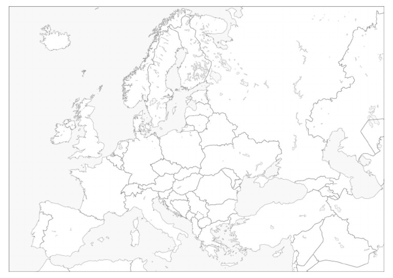 Mapa Europy | PDF