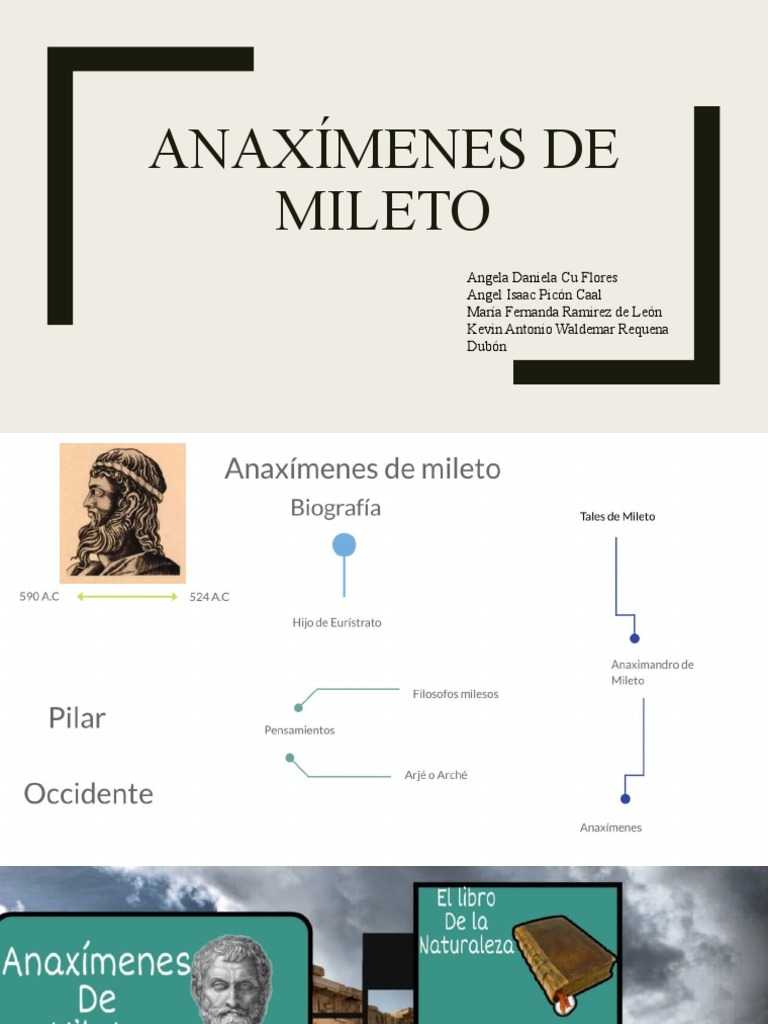 Anaxímenes de Mileto | PDF