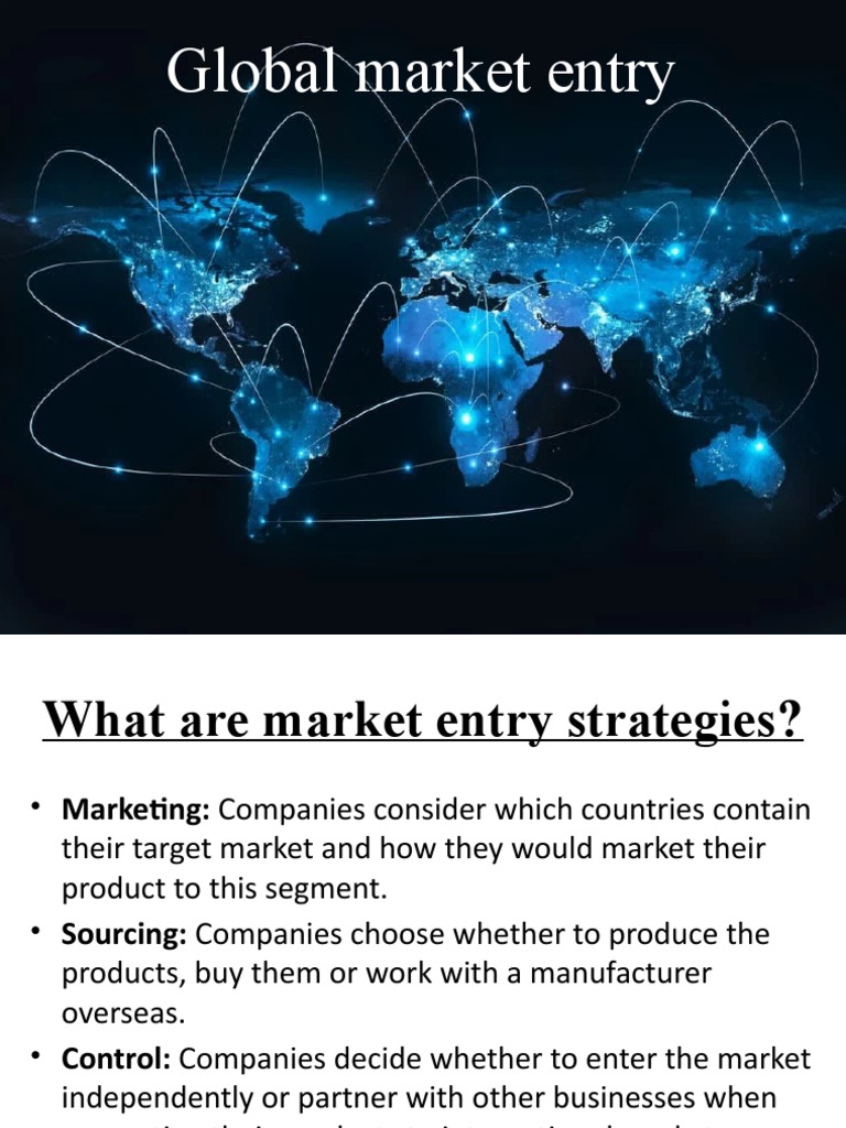 Global Market Entry | PDF
