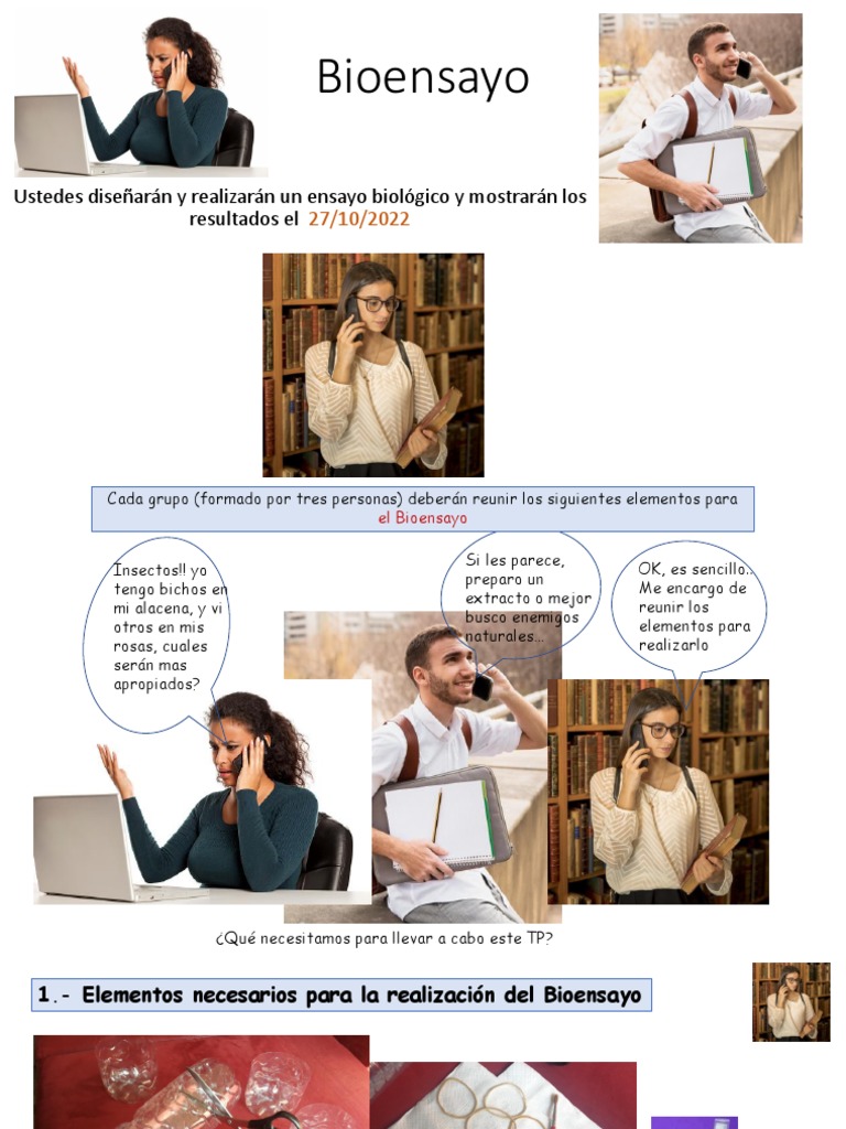 Materiales Necesarios para La Realización de Un Bioensayo | PDF | Insectos