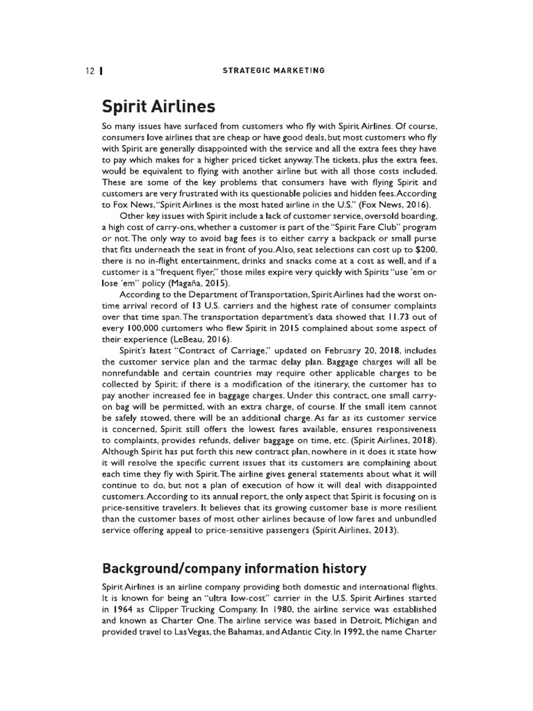 Spirit Airlines | PDF