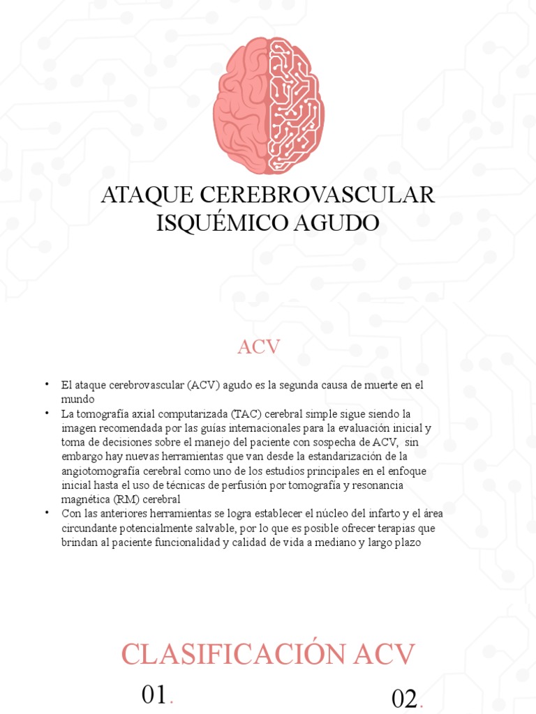 Acv Isquemico | PDF | Carrera | Isquemia