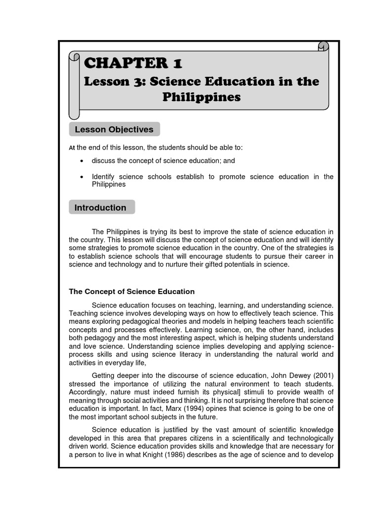 Chapter 1 Lesson 3 | PDF | Science Education | Science