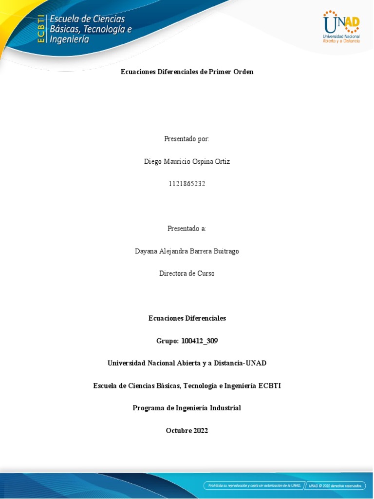 309 1121865232 Diego Ospina | PDF | Integral | Ecuaciones