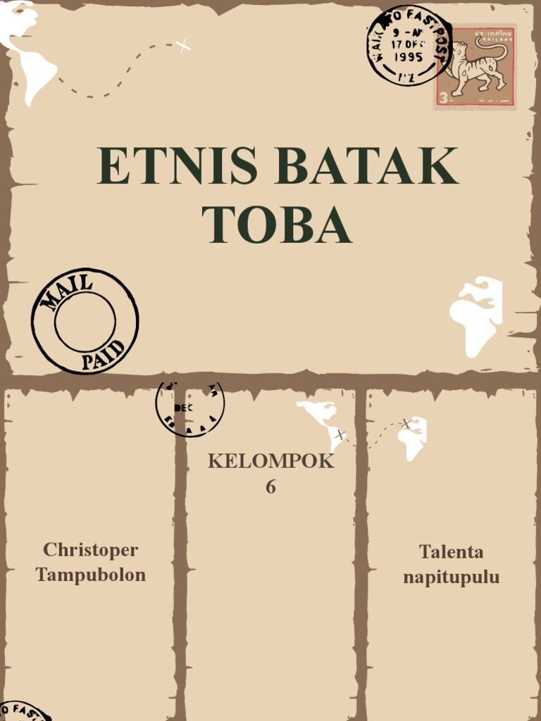 Etnis Batak Toba - Kel 6 | PDF