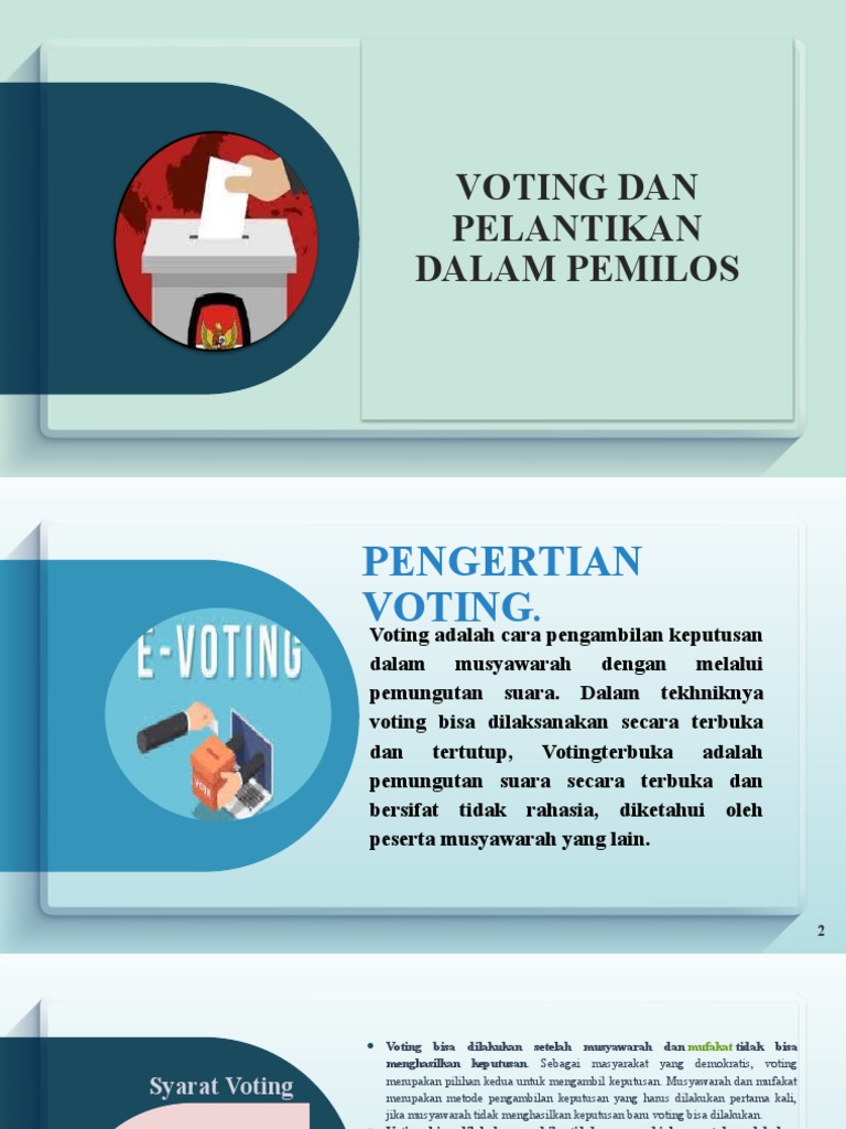 PPT Voting Pemilos | PDF